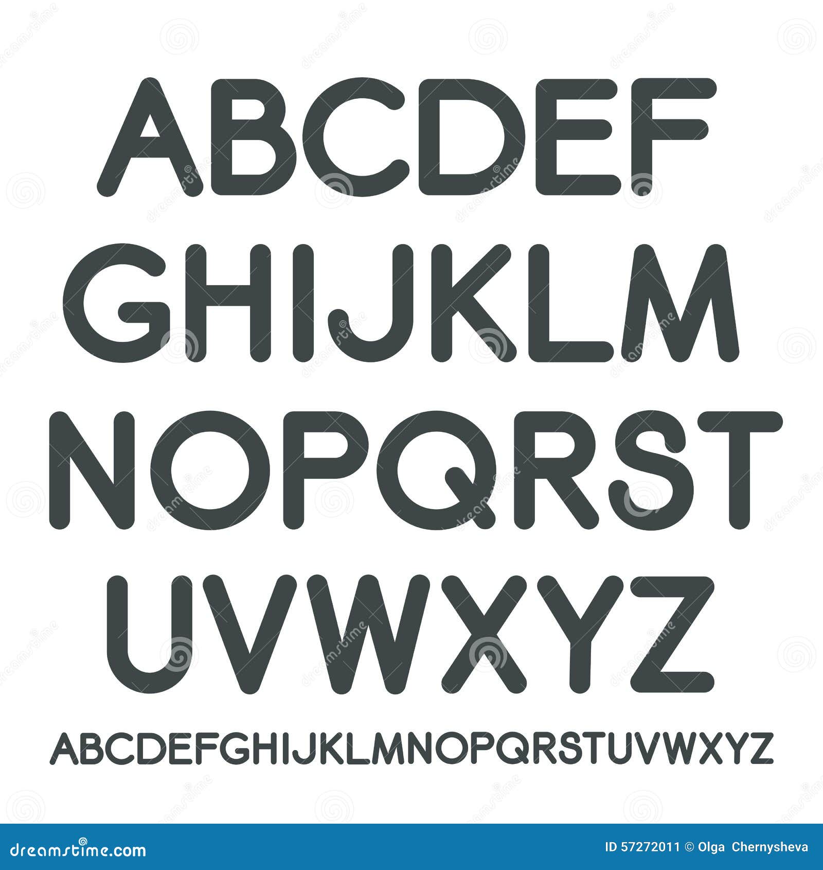 Alfabeto latino del vector stock de ilustración. Ilustración de ...