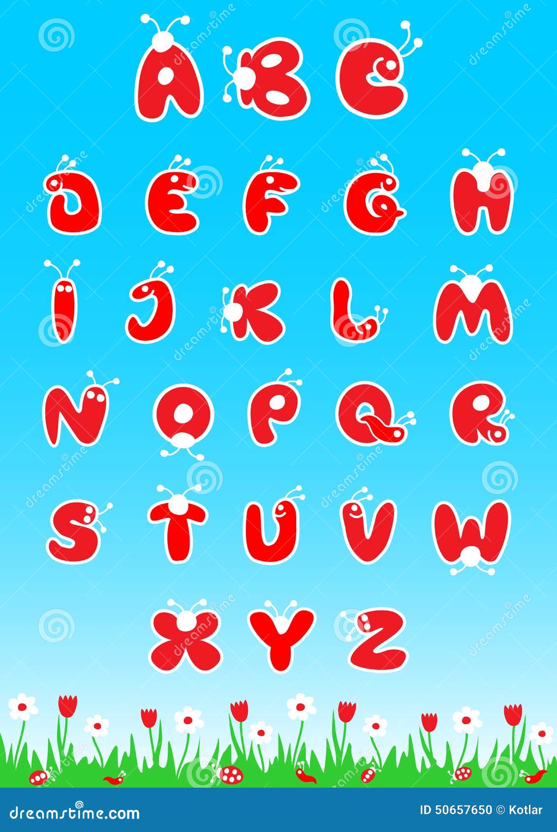 Alfabeto latino di ABC illustrazione vettoriale. Illustrazione di ...