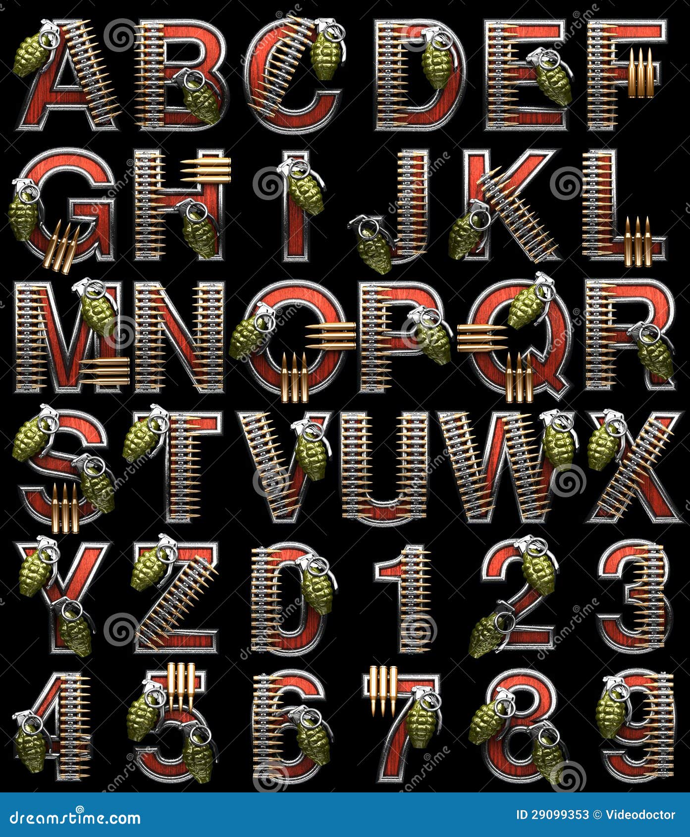 Alfabeto militar stock de ilustración. Ilustración de concepto - 29099353