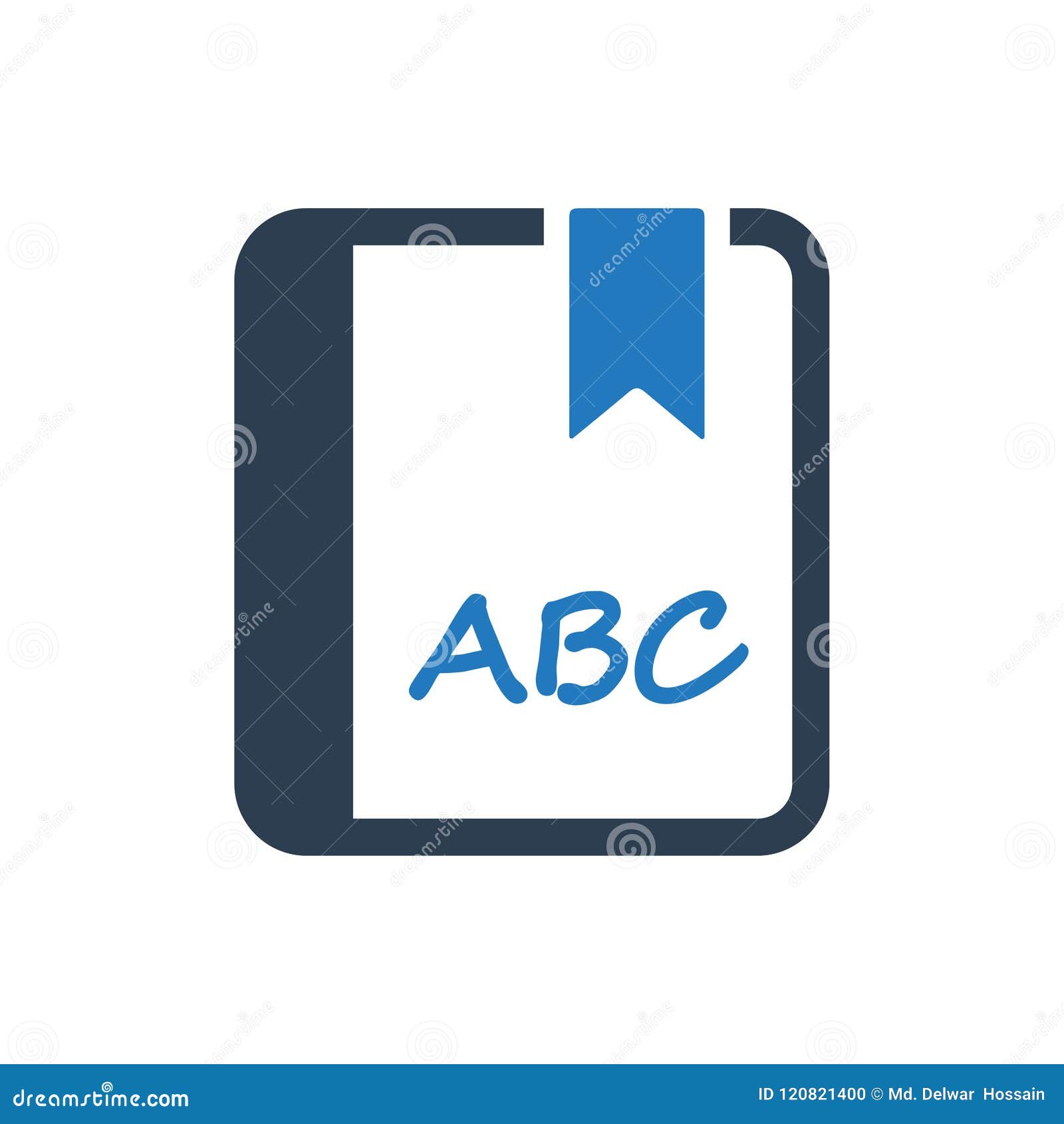 Alfabeto Que Aprende El Icono Ilustración del Vector - Ilustración de ...