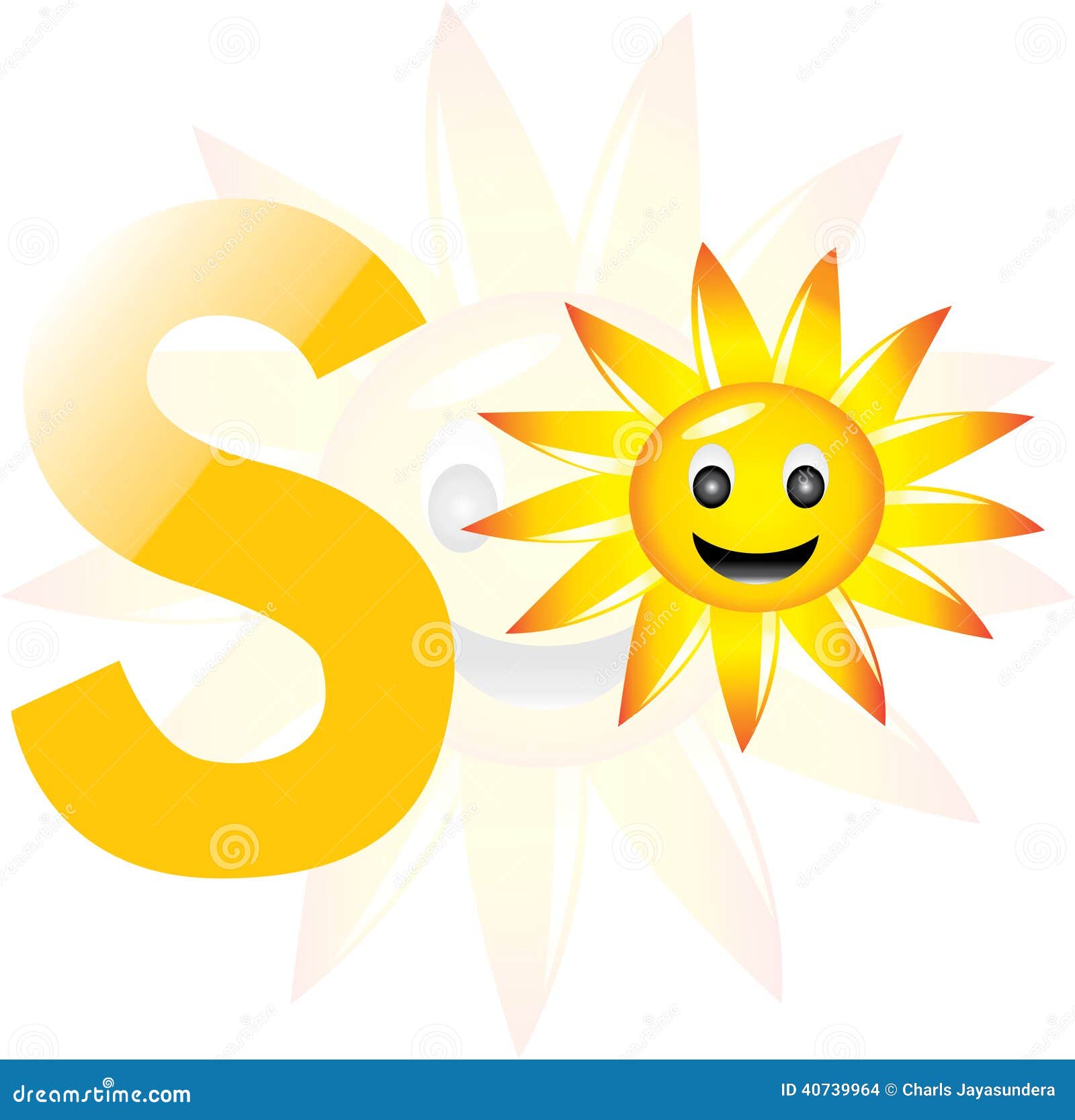 Alfabeto S para el sol stock de ilustración. Ilustración de anaranjado ...