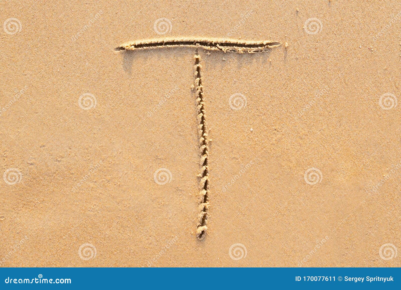Alfabeto Sand Beach: Letra a Imagem de Stock - Imagem de gravado ...