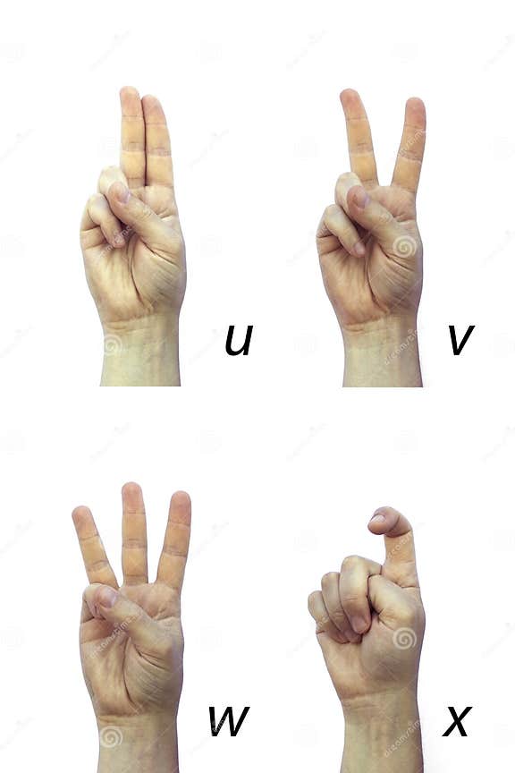 Alfabeto surdo imagem de stock. Imagem de letra, alfabeto - 1104361