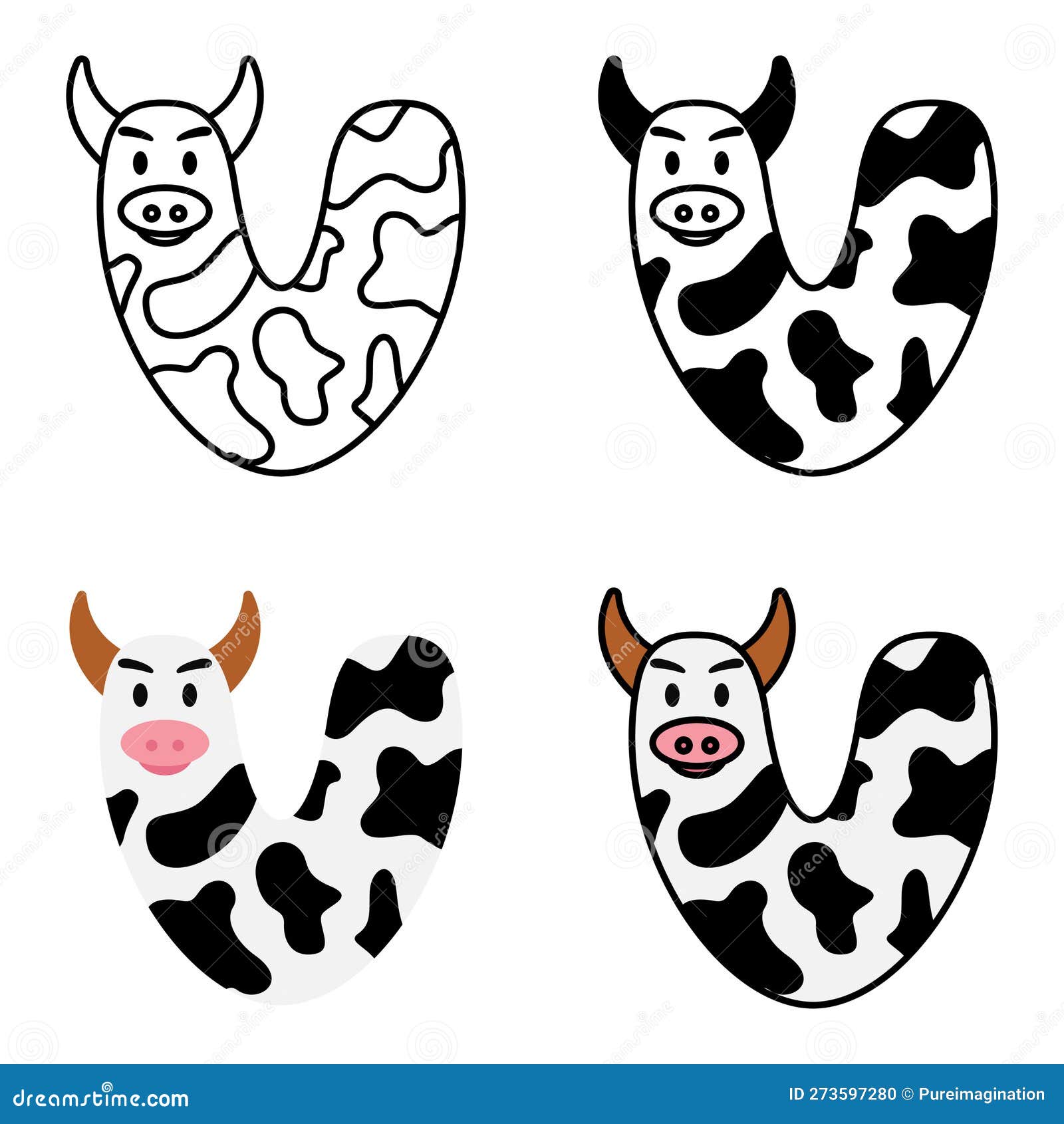 Alfabeto V En Forma Plana Aislado Ilustración del Vector - Ilustración ...