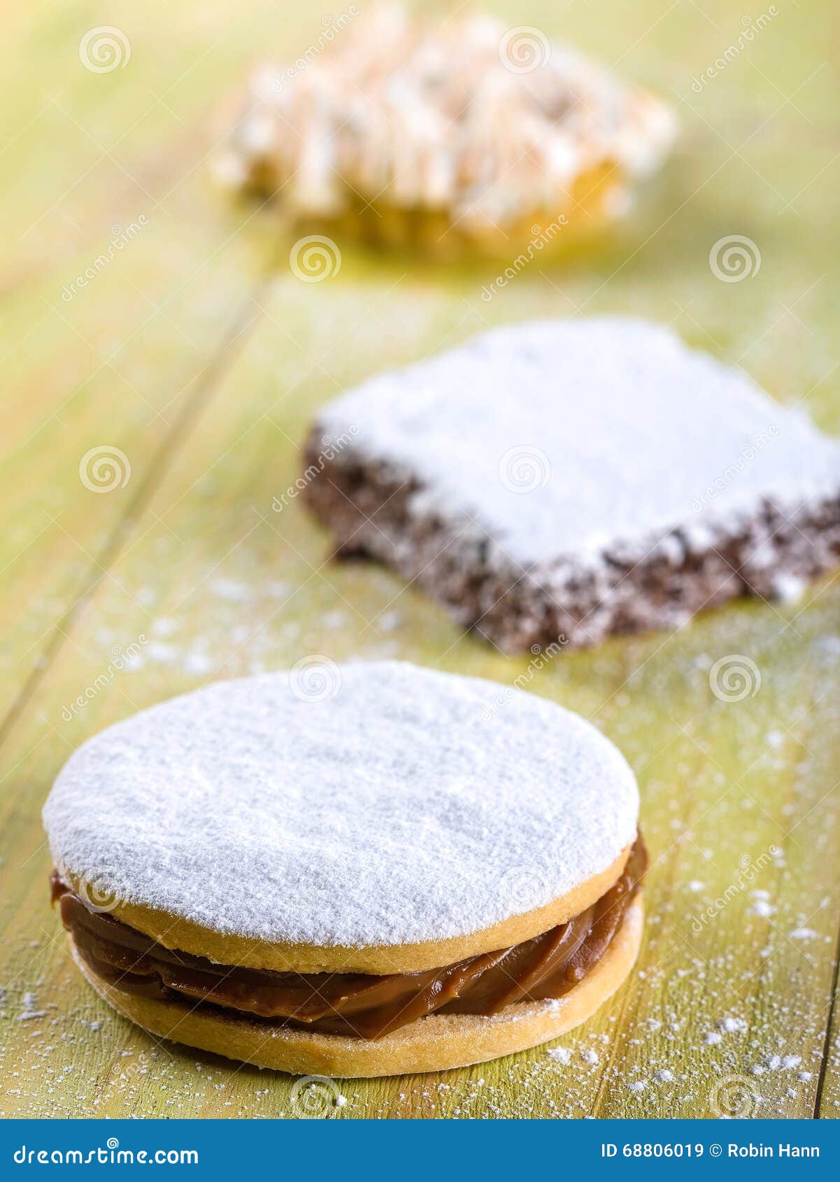 Alfajor Cookie, a Typical Peruvian Dessert Stock Image - Image of ...