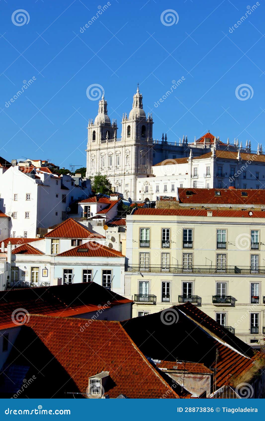 Alfama, Lisbon, Portugal stock photo. Image of portugal - 28873836