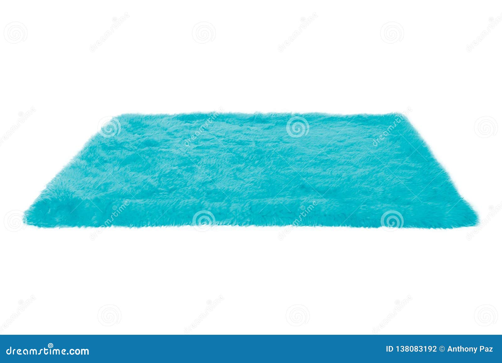 Alfombra Peluda Azul Aislado Foto de archivo - Imagen de alfombra ...