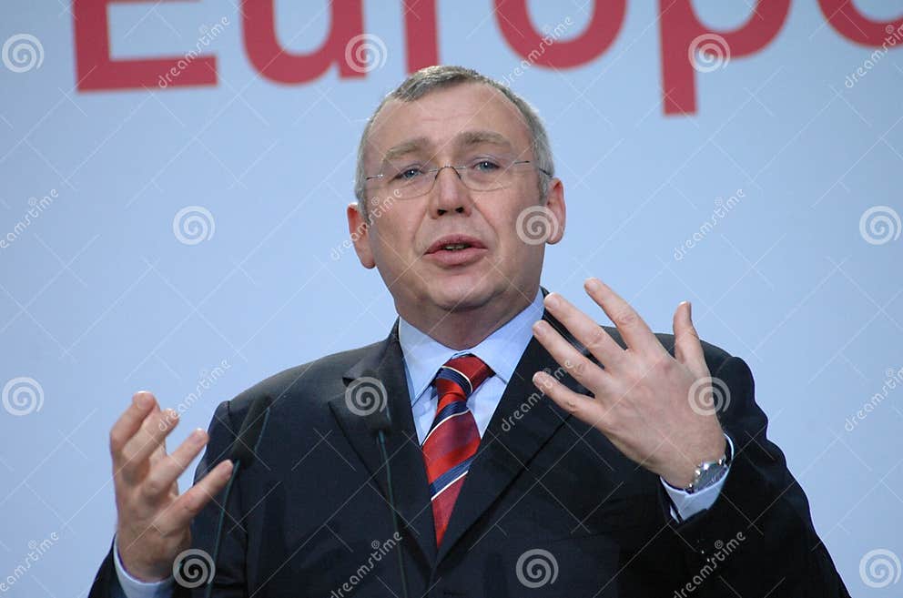 Alfred Gusenbauer foto de archivo editorial. Imagen de retrato - 39081888