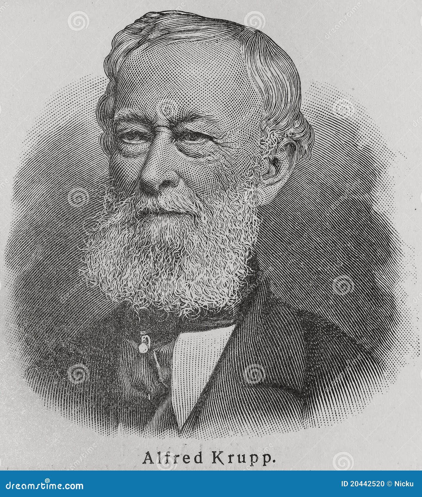 Alfred Krupp editorial image. Image of famous, factory - 20442520