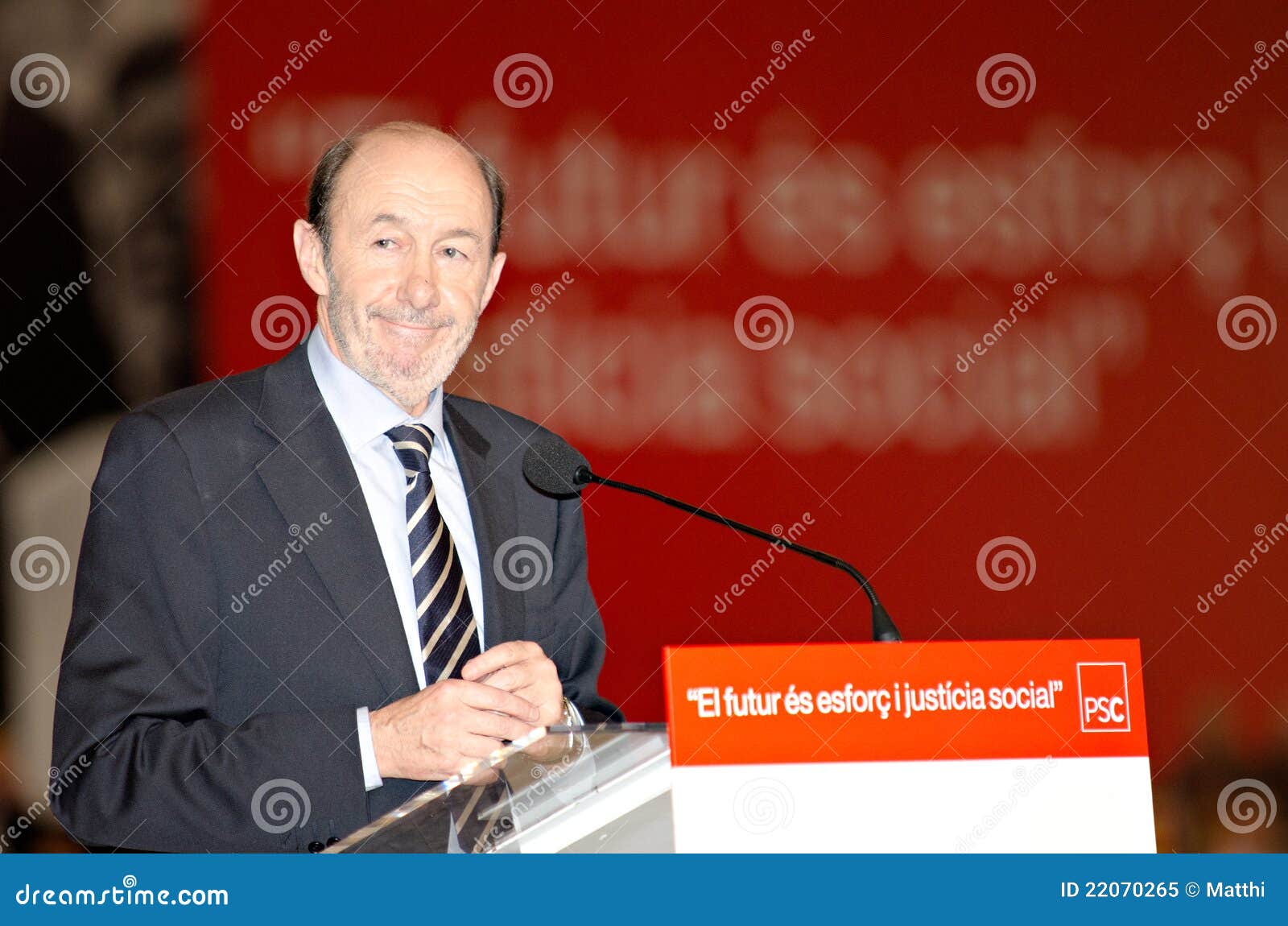 Alfredo Perez Rubalcaba, Barcelona, Spain Editorial Image - Image of ...