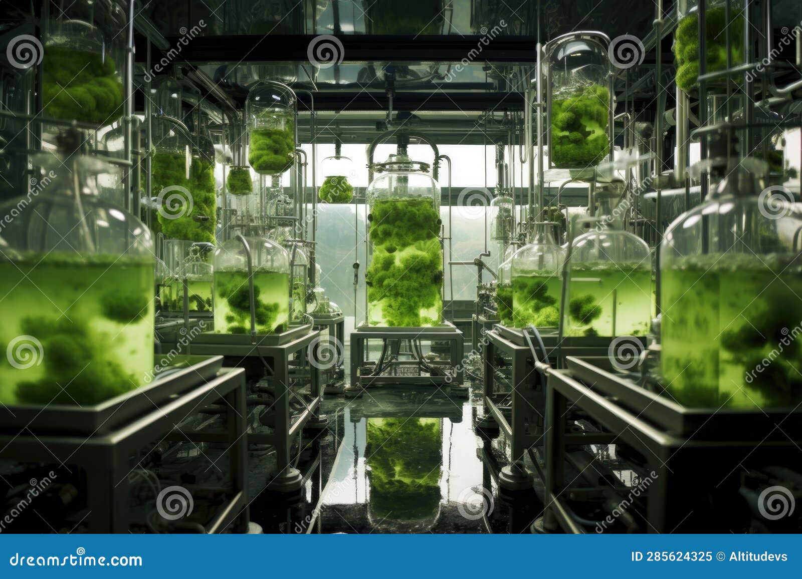 Algae-based Bio-hydrogen Production in a Laboratory Setting Stock ...