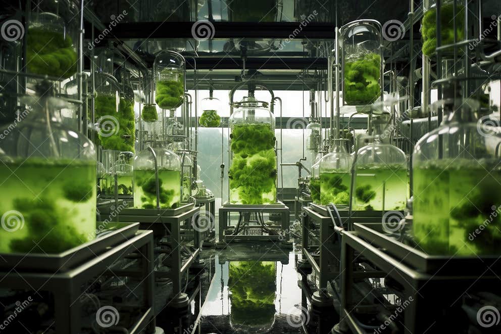 Algae-based Bio-hydrogen Production in a Laboratory Setting Stock ...