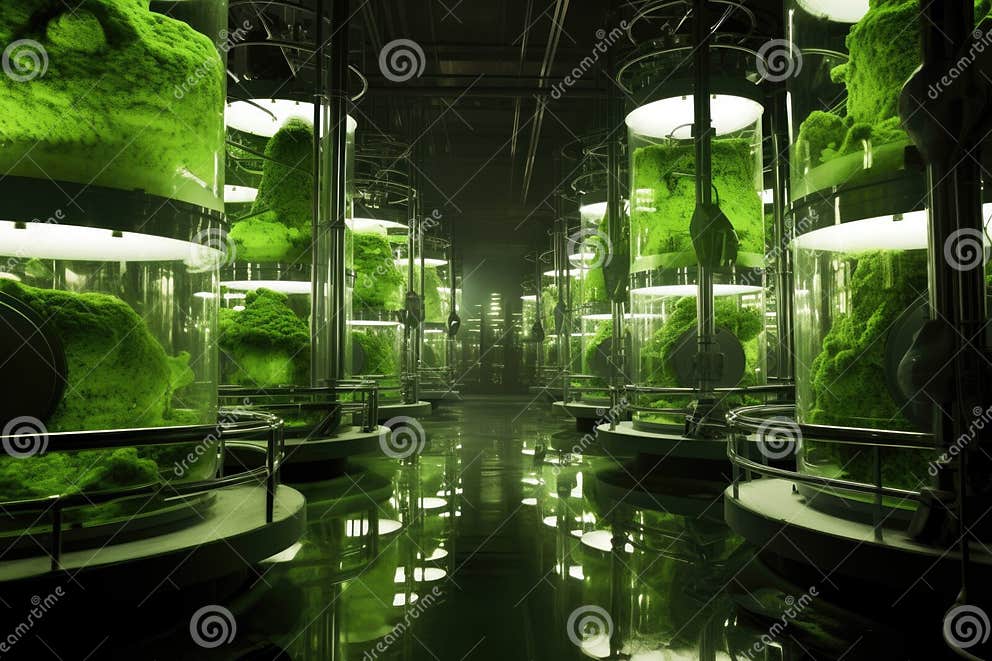 Algae-based Bio-hydrogen Production in a Laboratory Setting Stock Image ...