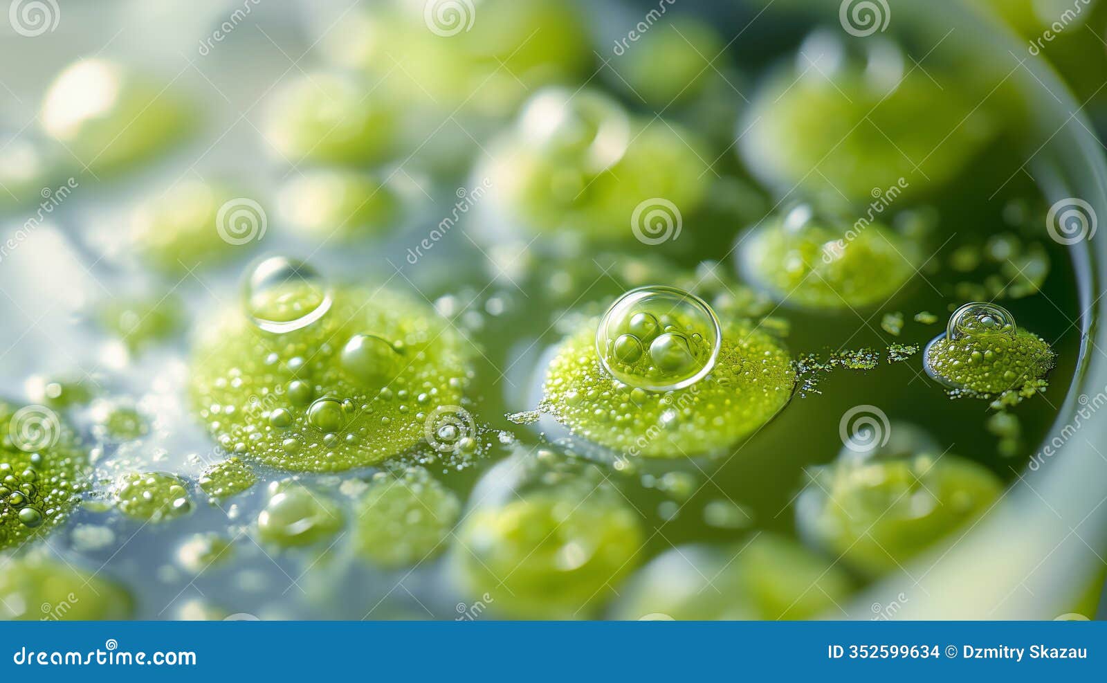 Algae Cultivation and Analysis in a Bright Laboratory Environment Stock ...