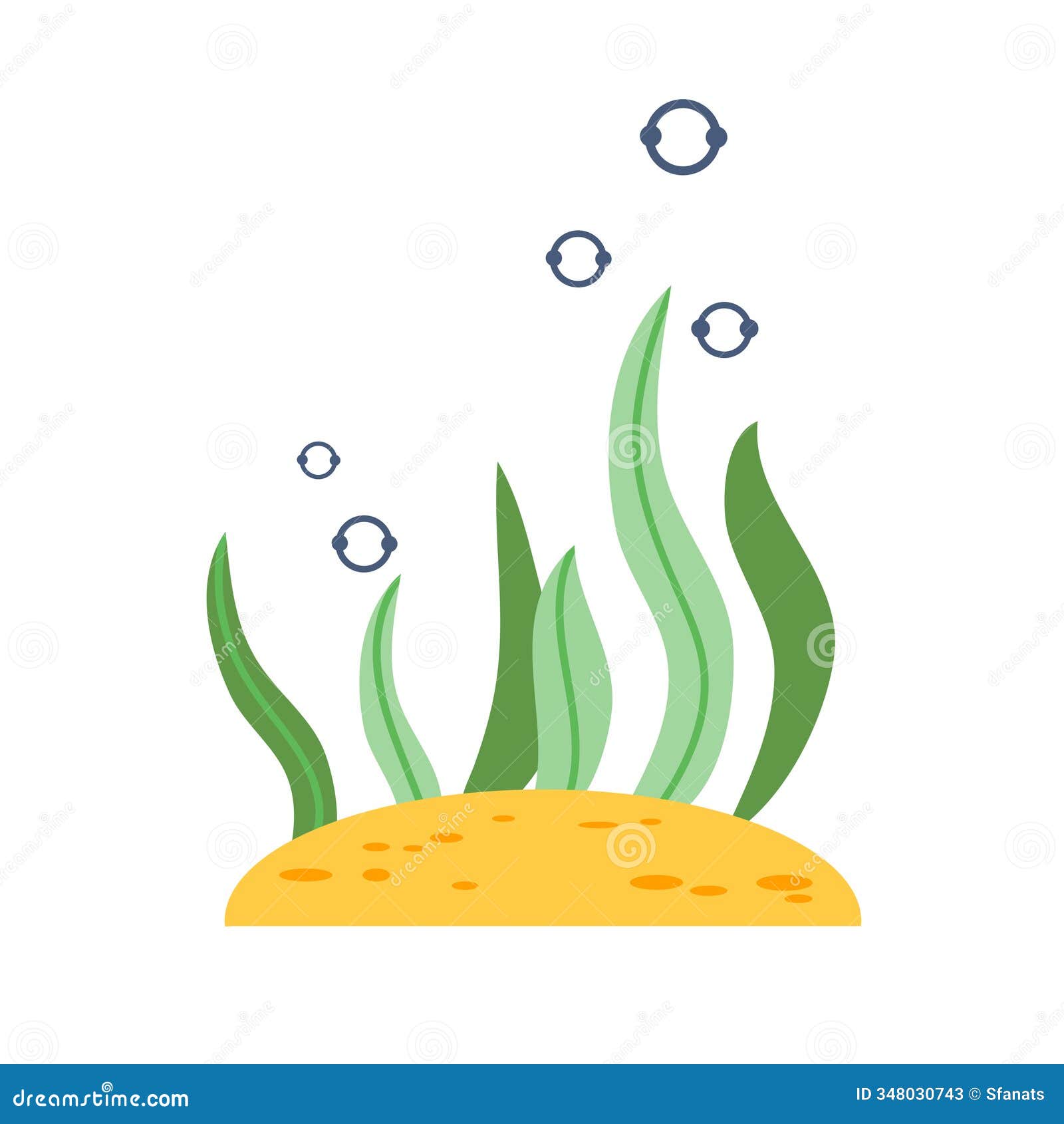 Algae Icon Clipart Logtotype Isolated Vector Illustration ...