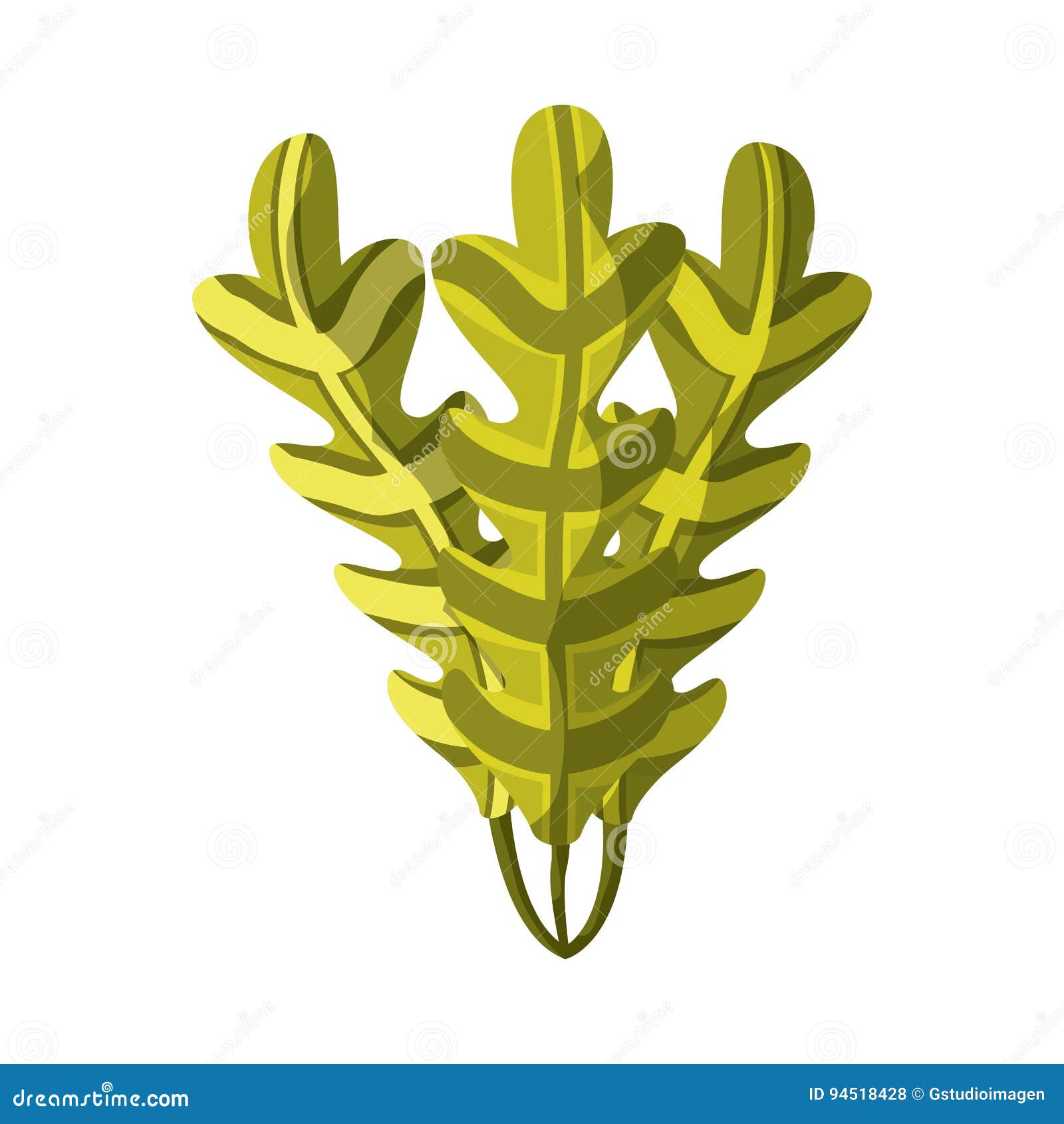 Algae Icon. Sea Life Design. Vector Graphic Stock Vector - Illustration ...