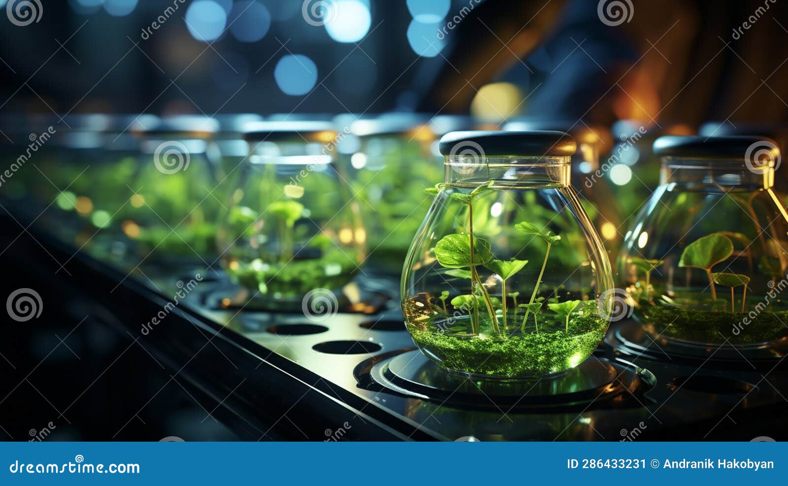 Algae, Microalgae Research in Laboratories. Biotechnology, Science ...