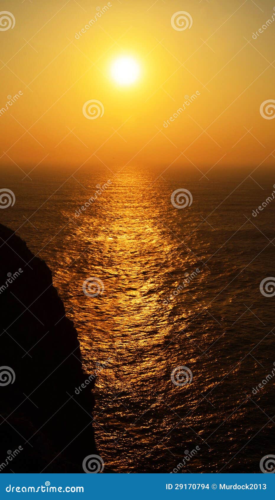 Algarve sunset stock photo. Image of yellow, dream, nature - 29170794
