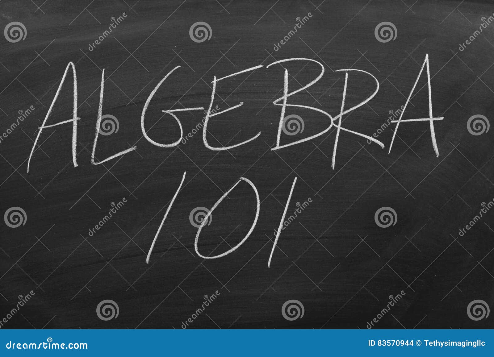 Algebra 101 on a Blackboard Stock Photo - Image of algebra, advanced ...