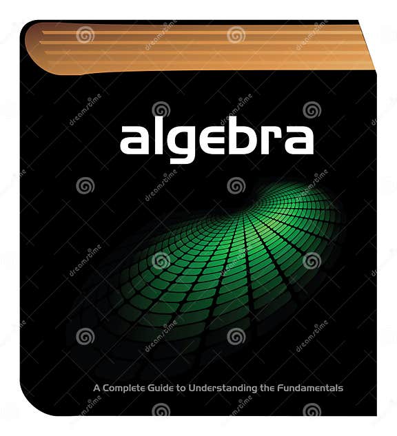 Algebra book stock vector. Illustration of study, vector - 14553559