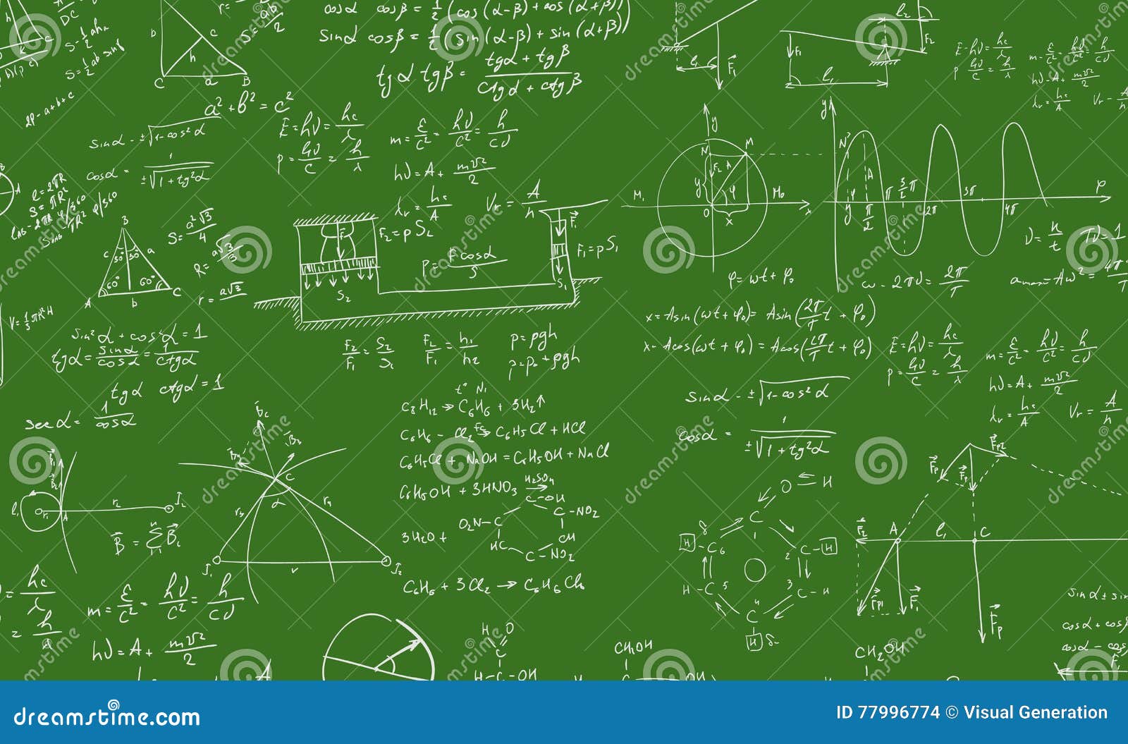 Algebra formula stock illustration. Illustration of matrix - 77996774