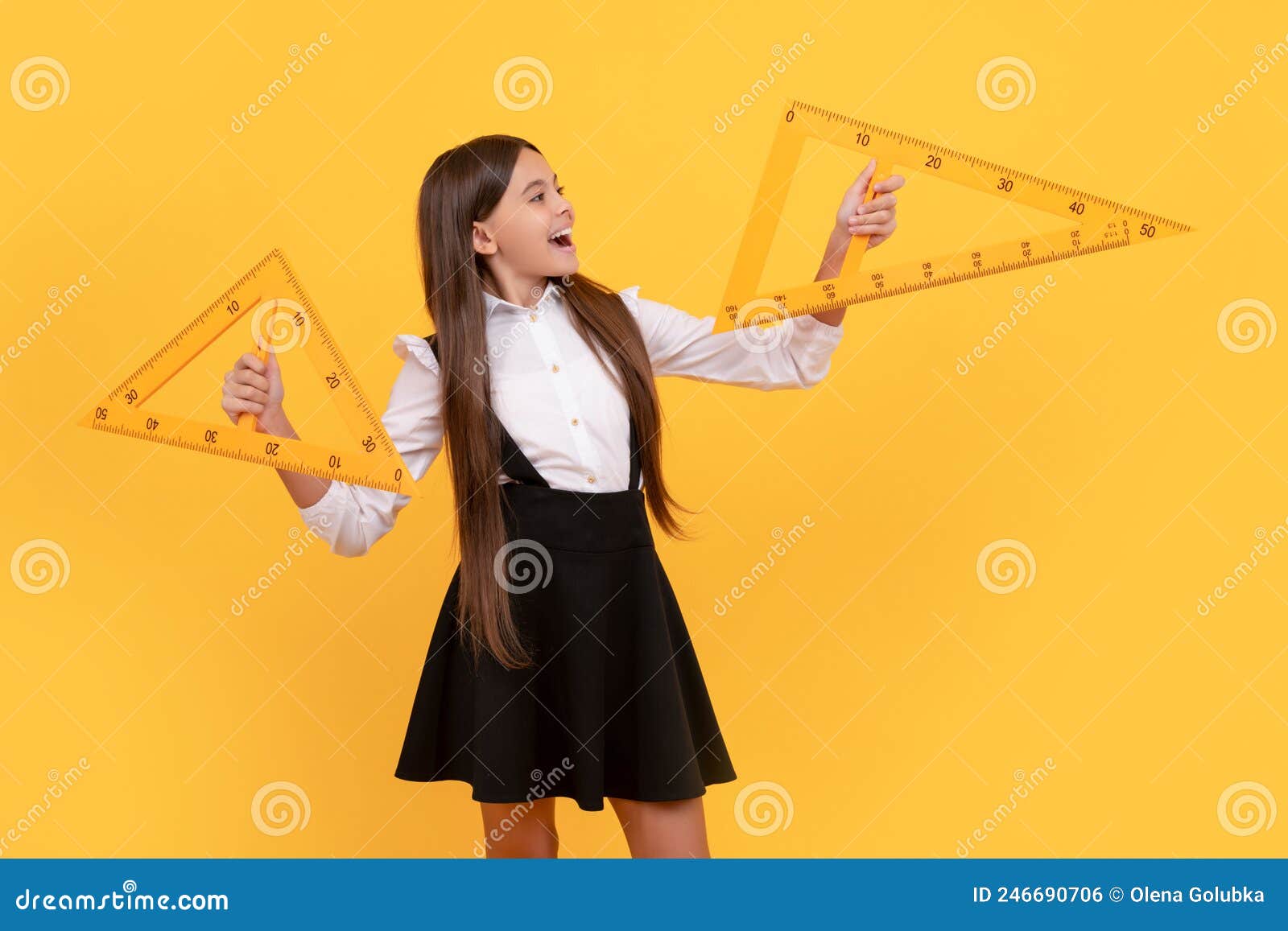 Algebra and Geometry. Kid Study Math. Angle Degree Measurement Stock ...