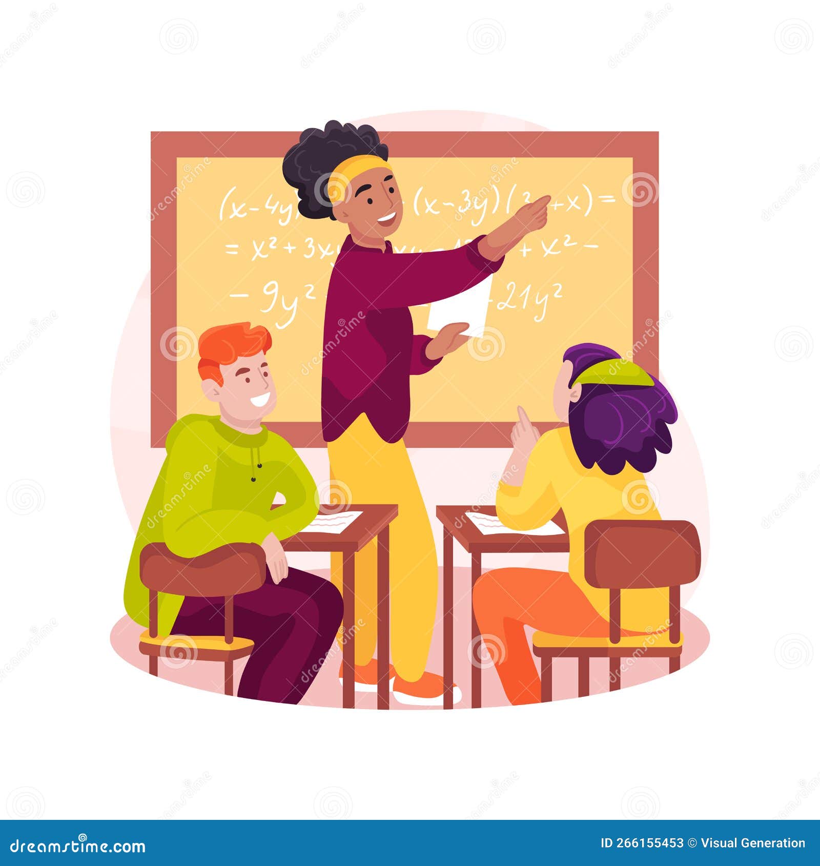 Algebra Isolated Cartoon Vector Illustration | CartoonDealer.com #242051216