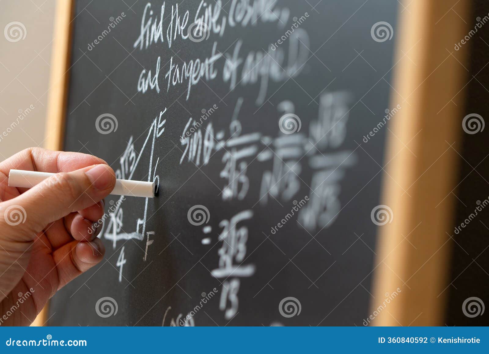 Trigonometry Formula Displayed With Multiple Colors Combination On ...