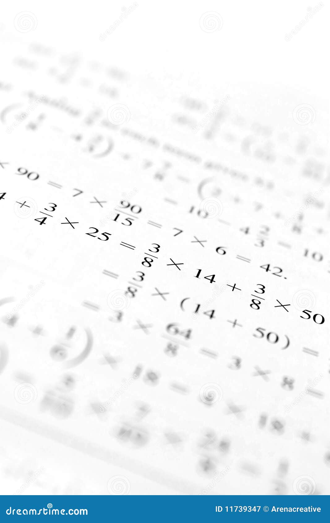 Algebra Problems stock image. Image of background, education - 11739347