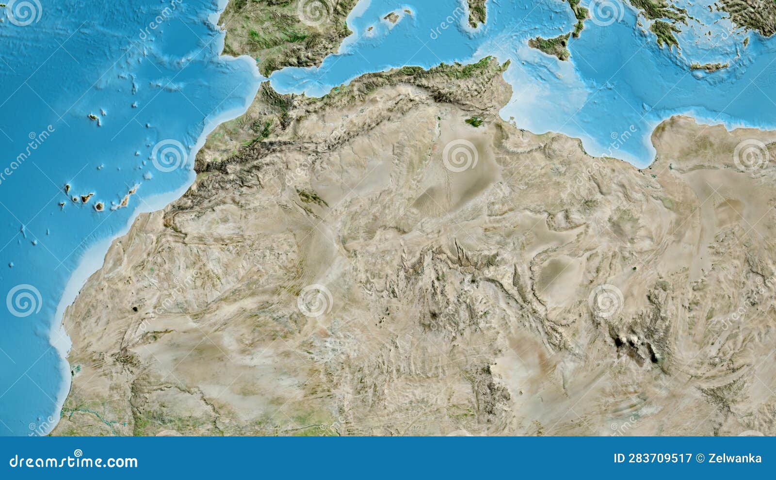 Algeria Area. Satellite Map Stock Illustration - Illustration of ... Algeria Area. Satellite Map Stock Illustration - Illustration of ...