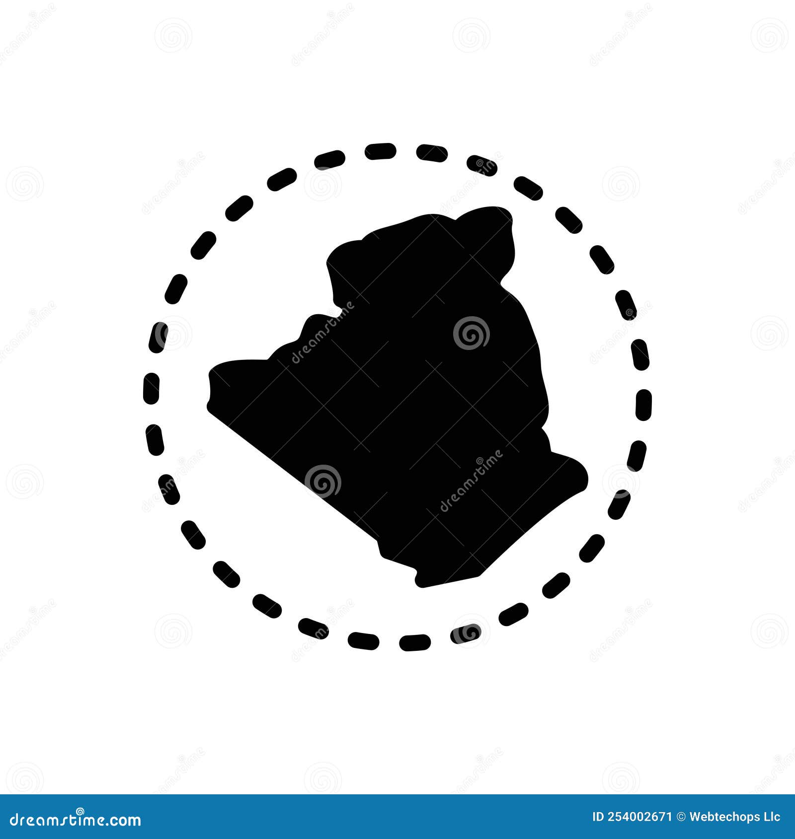 Algeria - Africa Countries Map Icon Vector Logo Template Illustration ...