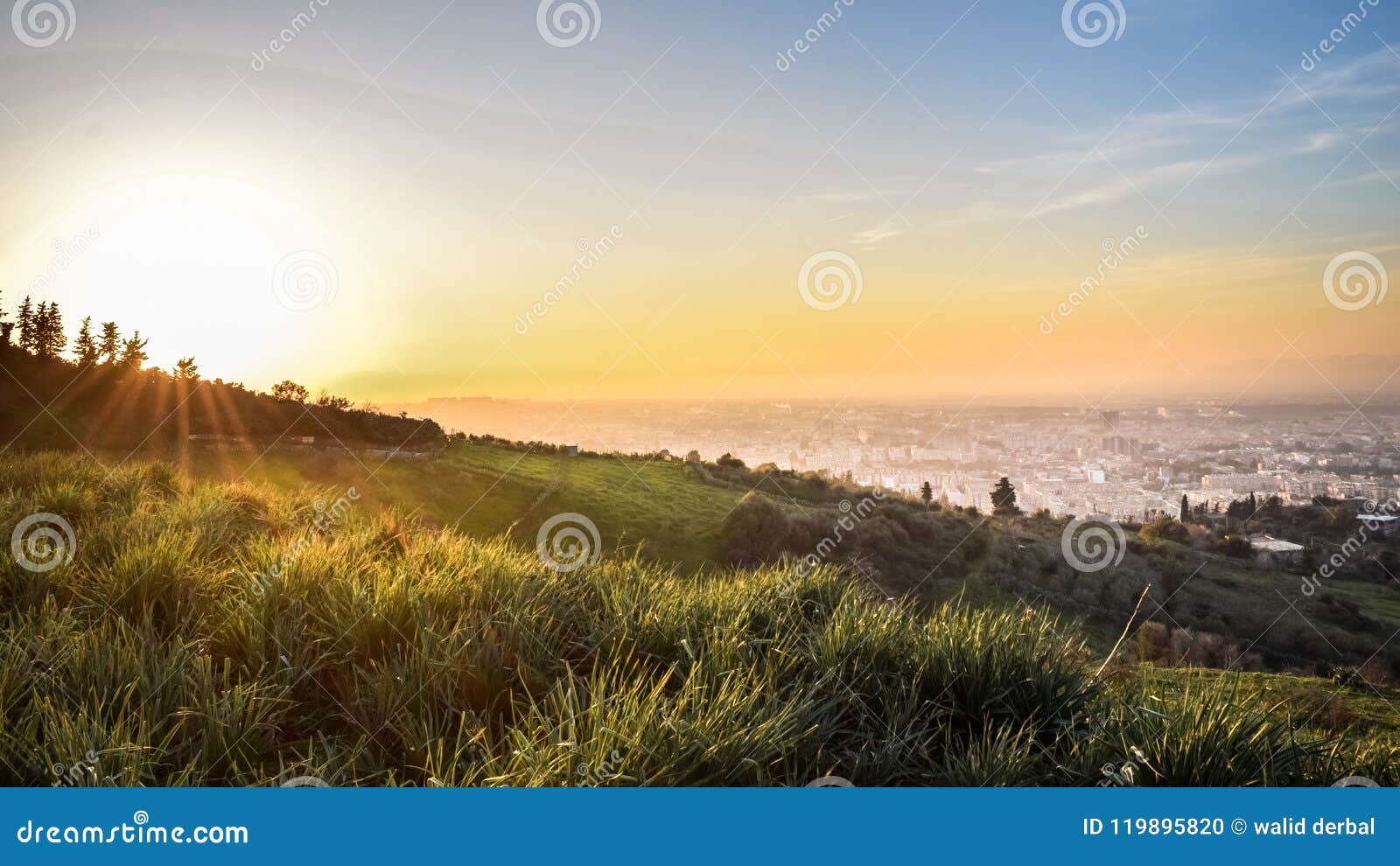 Algeria landscape sunset stock photo. Image of beautiful - 119895820