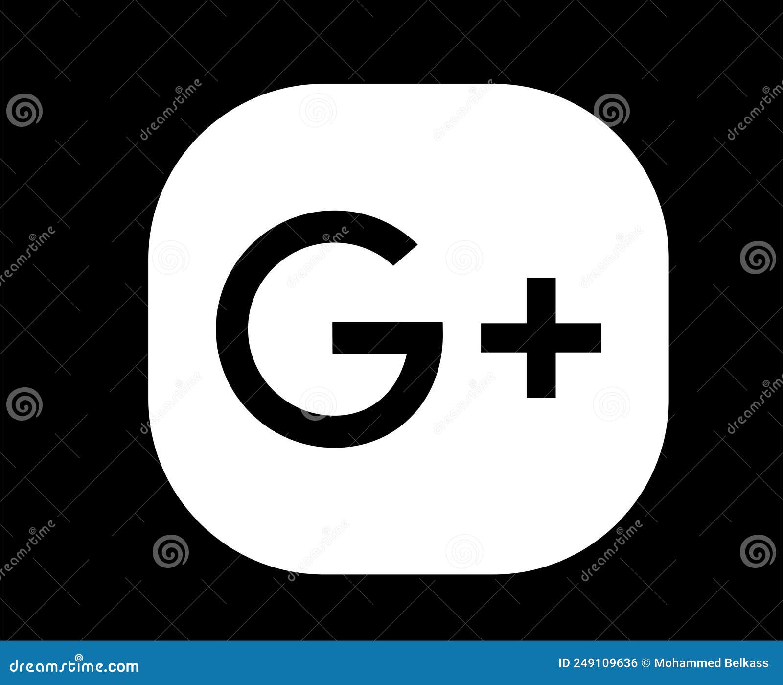Google Social Media Icon Abstract Logo Design Vector Editorial Photo ...
