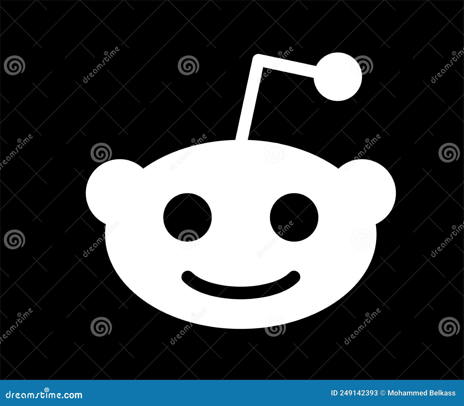 Reddit Social Media Icon Abstract Logo Design Vector Editorial Stock ...