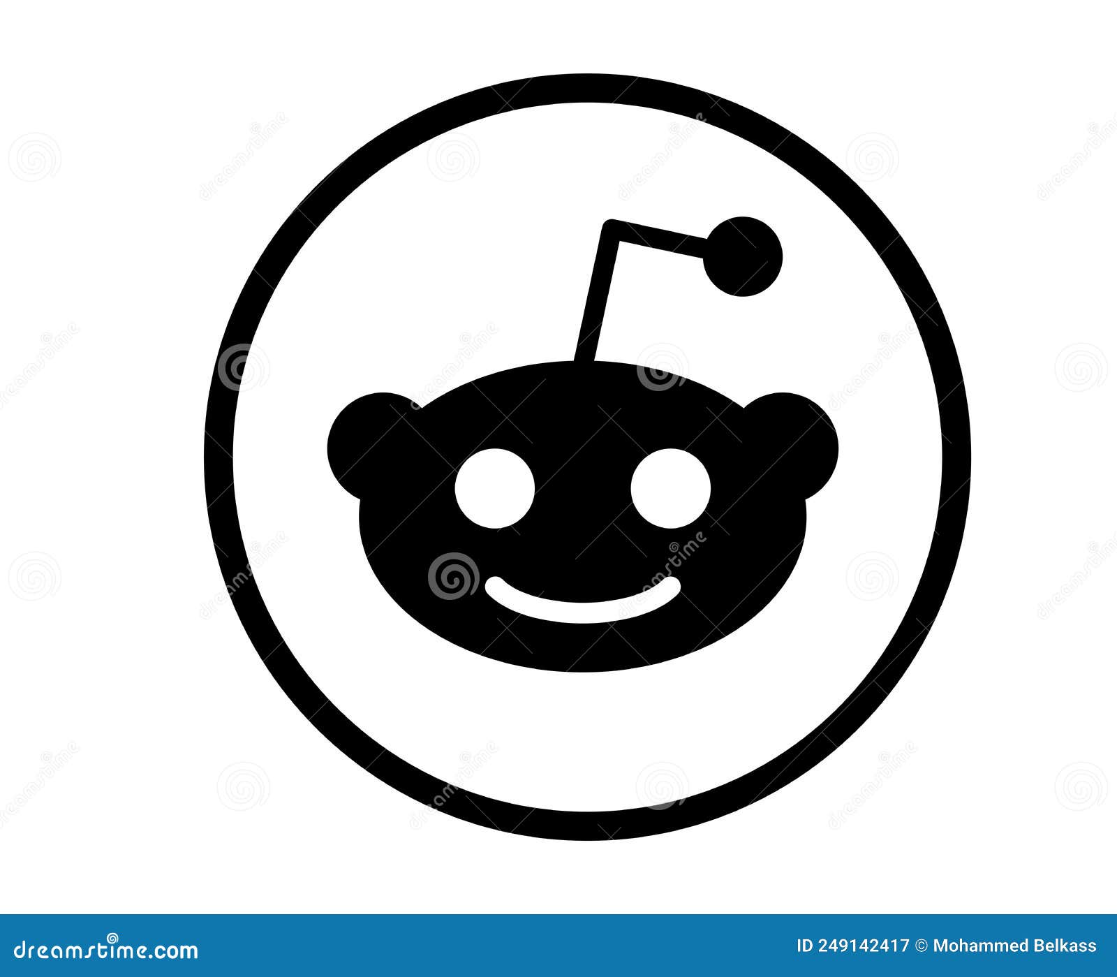 Reddit Social Media Icon Logo Design Element Vector Editorial ...