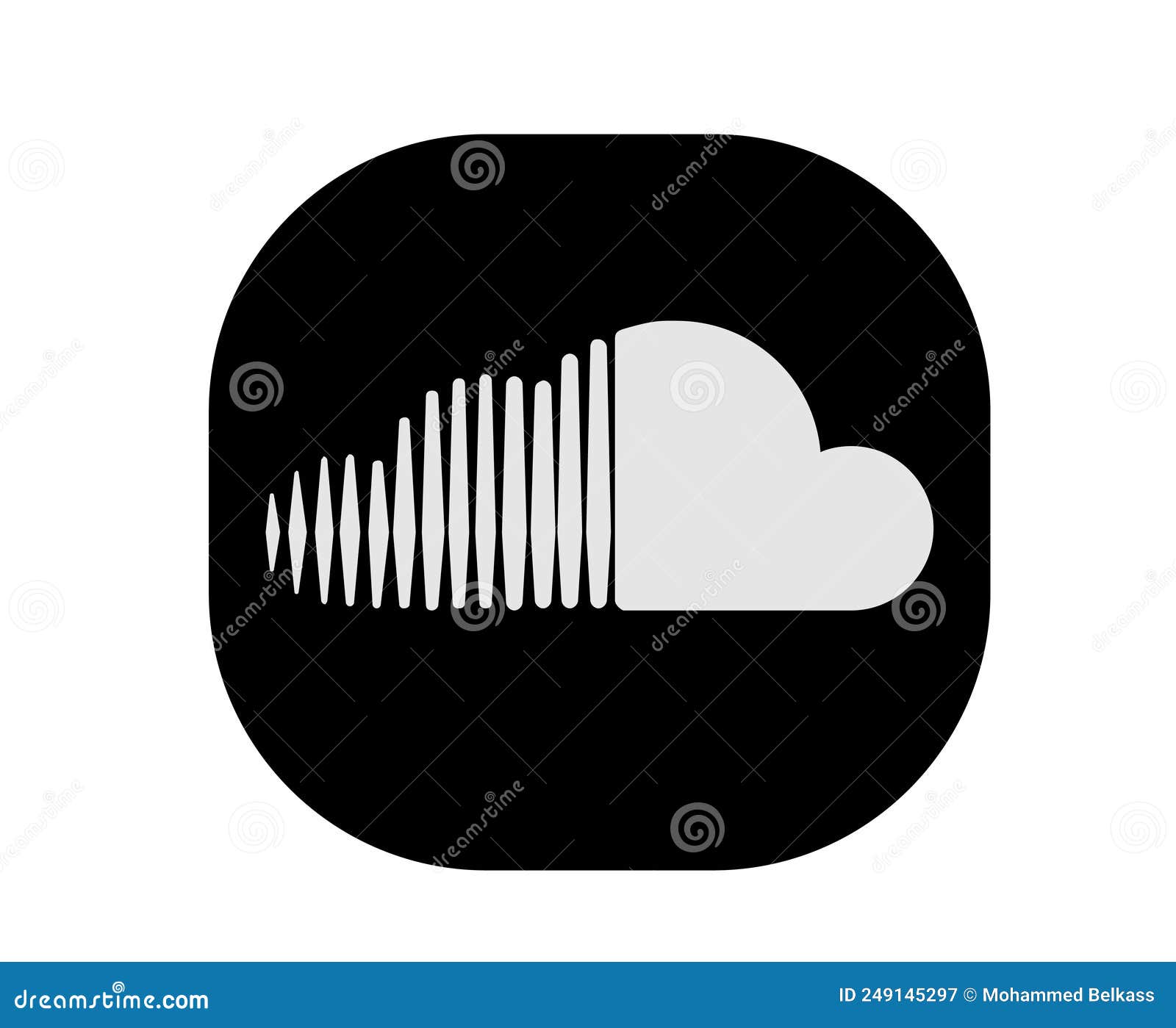 SoundCloud Social Media Icon Symbol Logo Design Editorial Photography ...