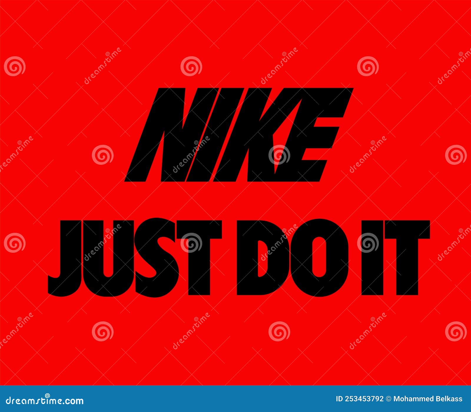 Nike Logo Name and Just Do it Symbol Black Clothes Design Icon Abstract ...