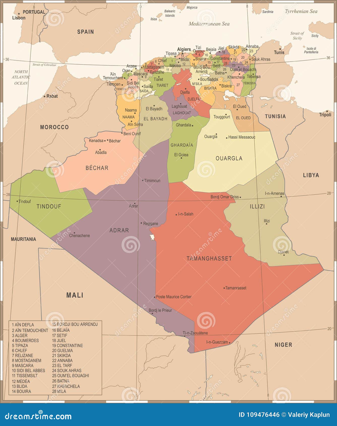 Berber In Algeria Map