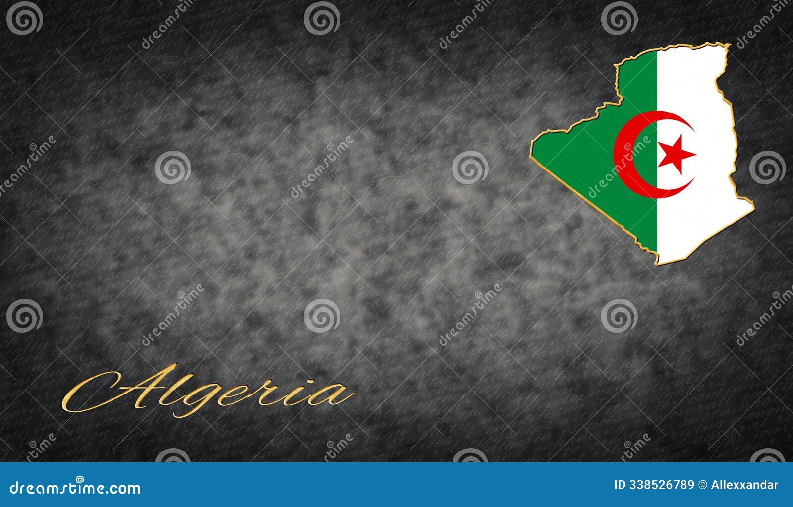 Algeria Symbols, Map of Algeria Stock Image - Image of festivals ...