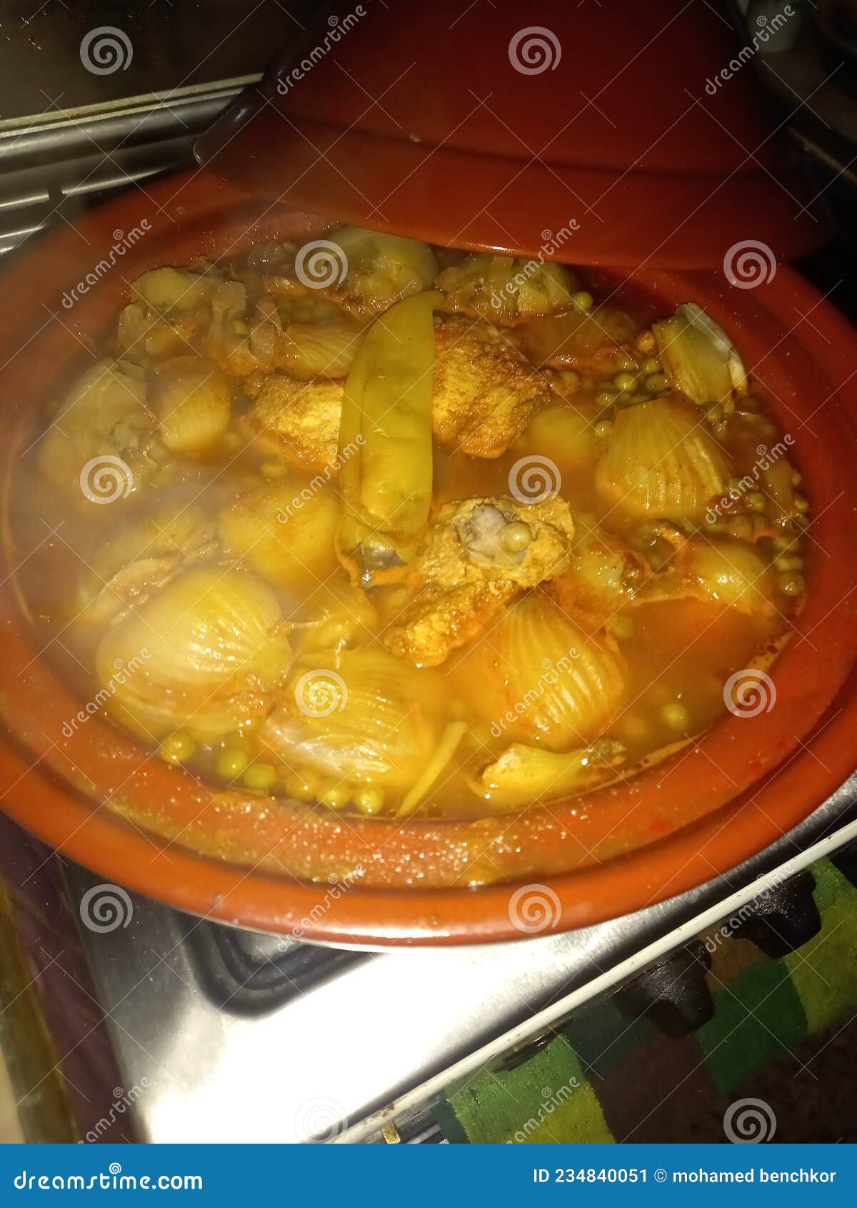 Algerian Food Plate : White Rice With Mayonnaise And Fried Fish Stock ...