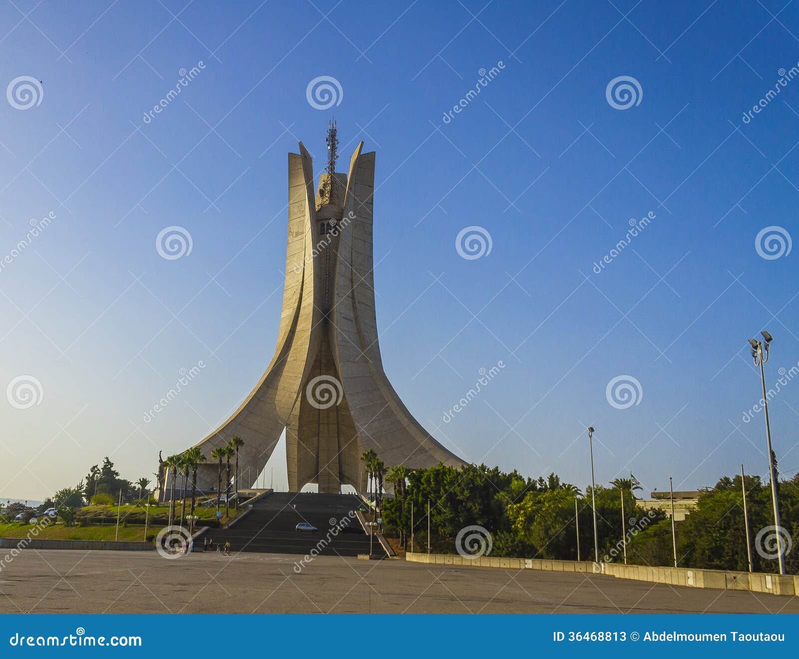 Algerias Monument editorial stock photo. Image of martyr - 36468813