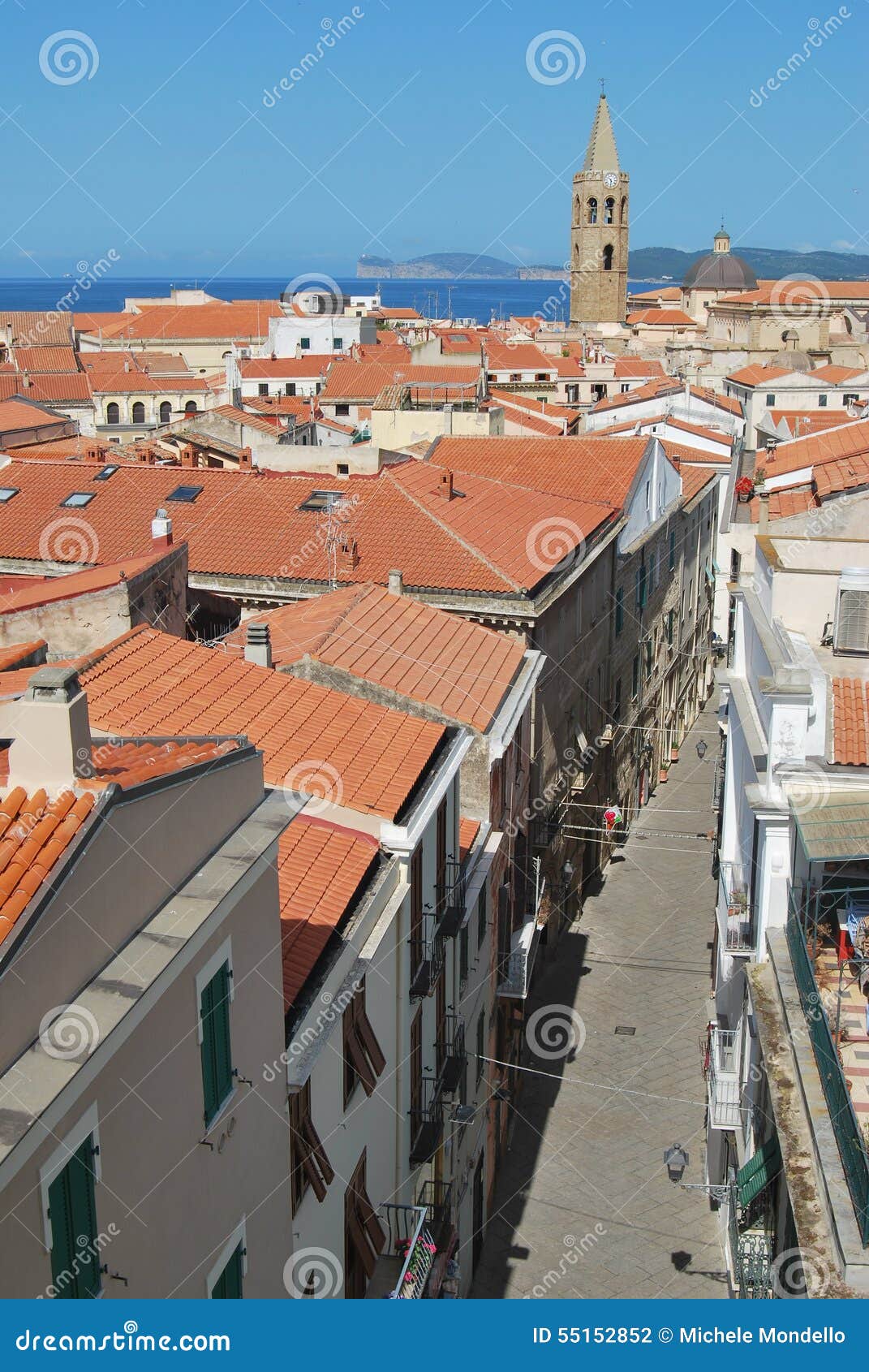 Alghero, Sardinia - Italy editorial photography. Image of view - 55152852