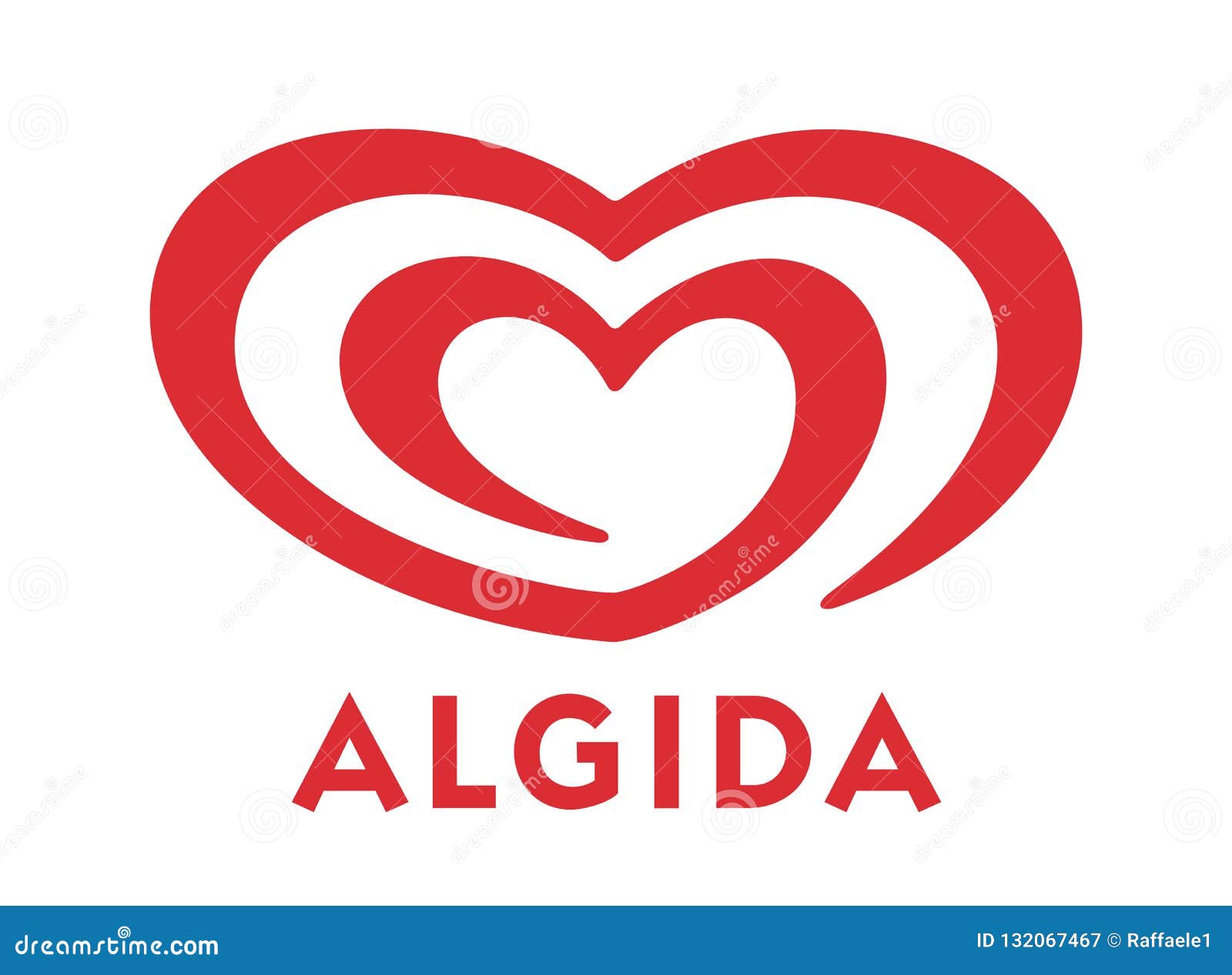Algida Logo editorial photography. Illustration of cornetto - 132067467