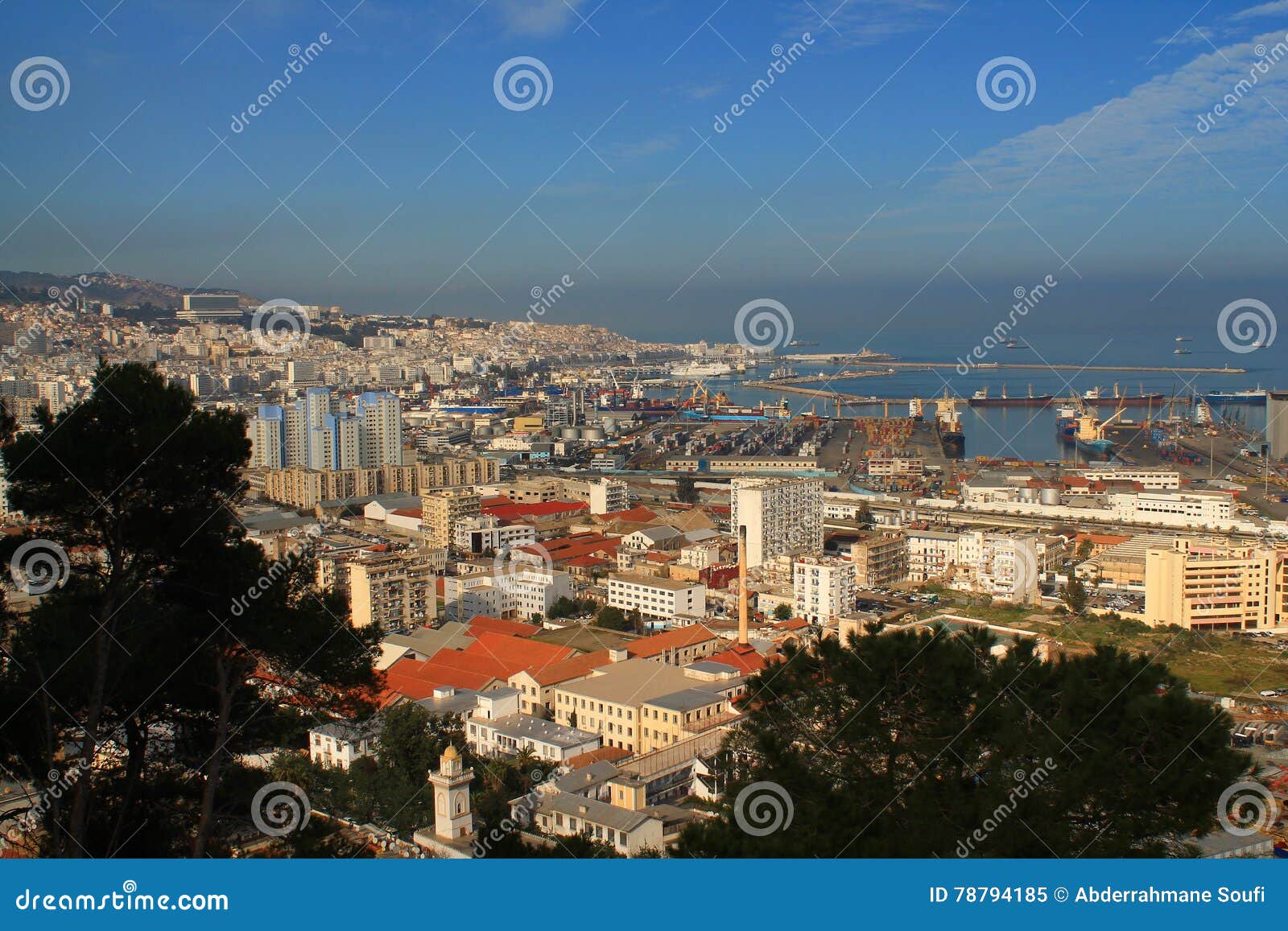Algiers, Capital City of Algeria Stock Image - Image of heroes ...
