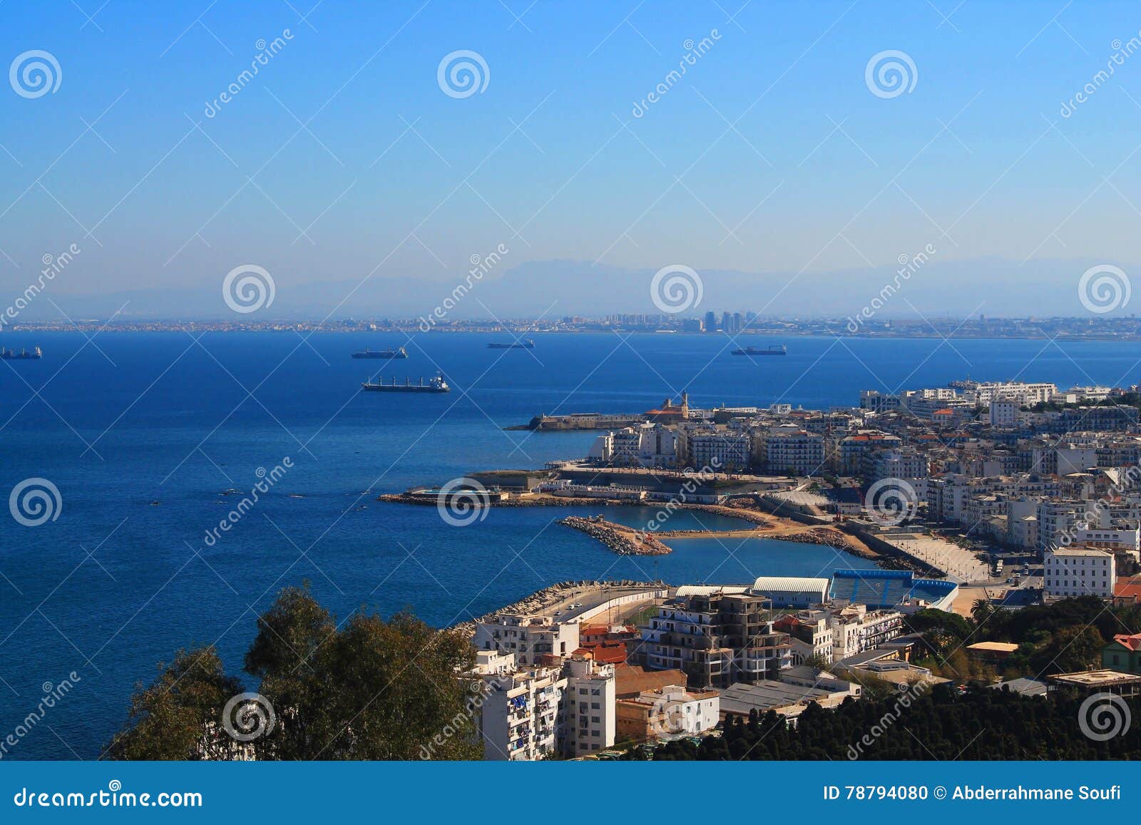 Algiers, Capital City of Algeria Stock Photo - Image of architectural ...