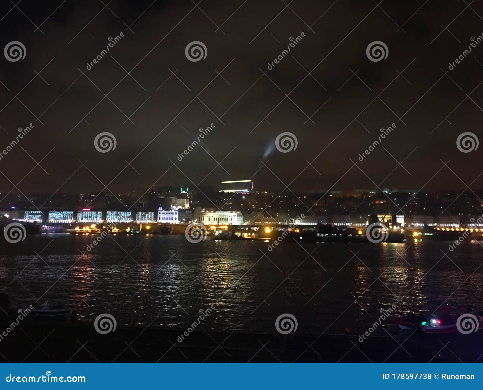 Algiers by night stock photo. Image of culture, capital - 178597738
