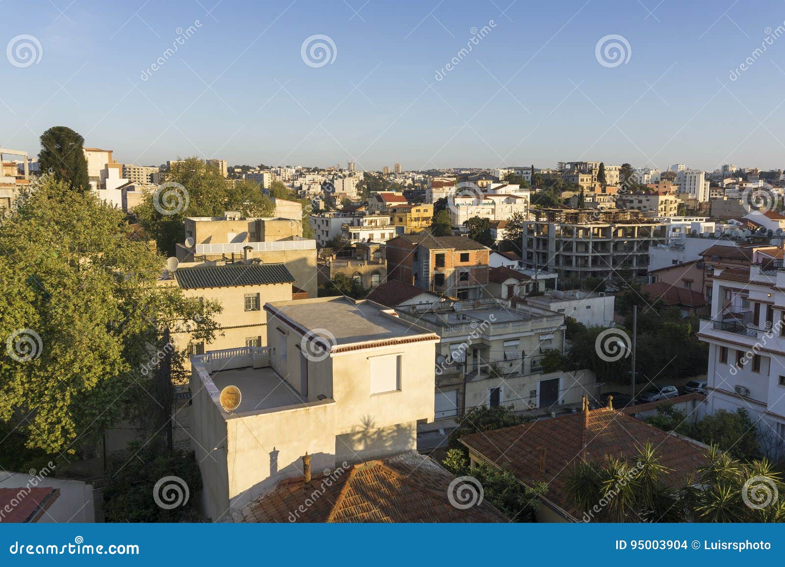 Algiers view stock photo. Image of downtown, village - 95003904
