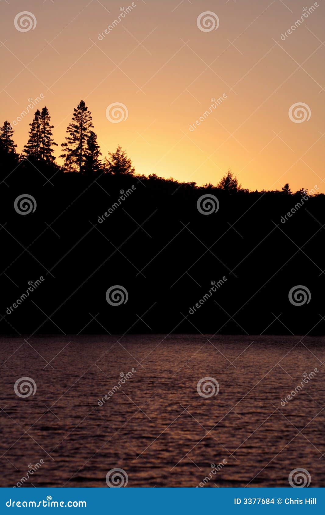 Algonquin Evening stock photo. Image of outdoors, orange - 3377684