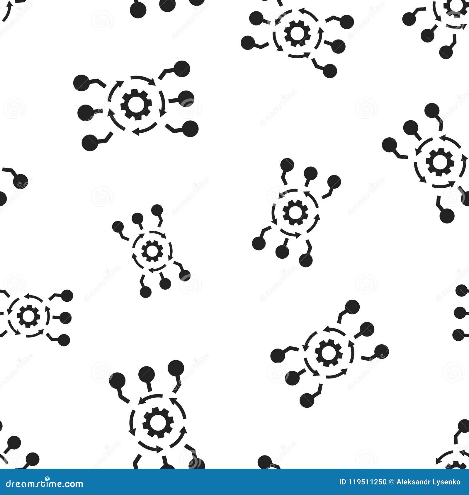 AI Algorithm Pattern Displays Data Flow. Highlighted Outlier Shows Unusual Data Point. Visual ...