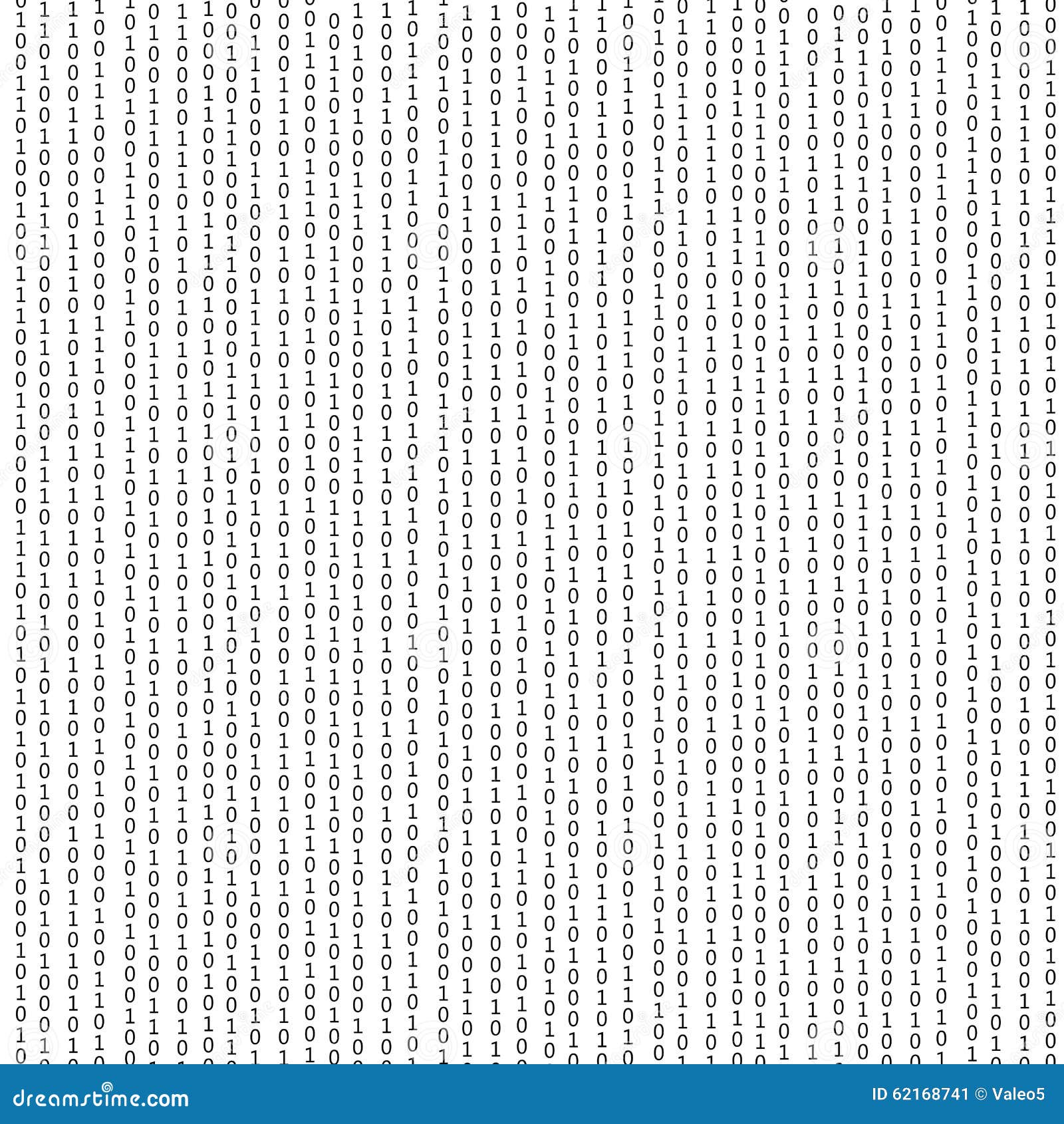 Algorithm Binary Data Code Decryption And Stock Vector Illustration